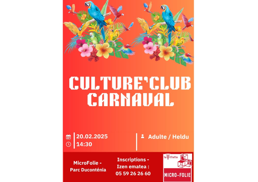 Micro-folie : Culture’Club Carnaval - En Pays Basque